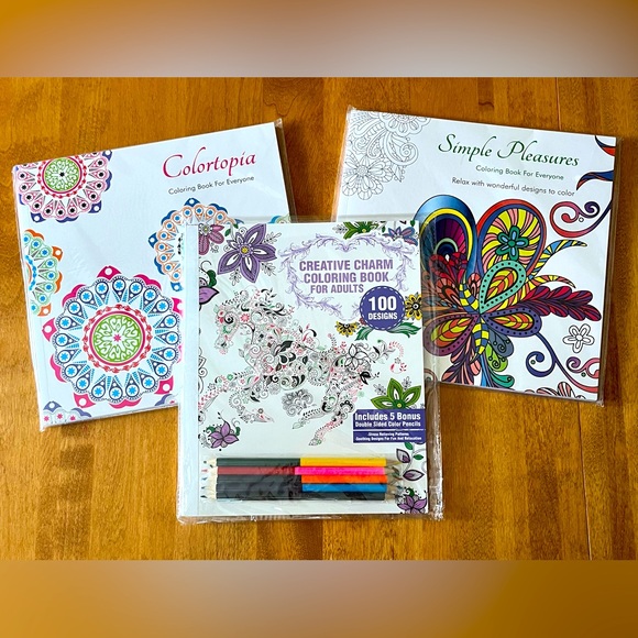 Tekno // Bachmann Press | Other | Adult Coloring Books Bundle Of 3 ...